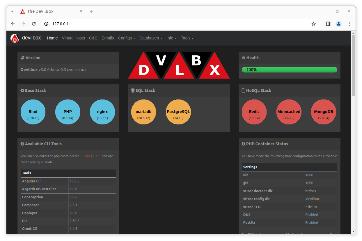 Devilbox - Hướng dẫn cài đặt và cấu hình cơ bản
