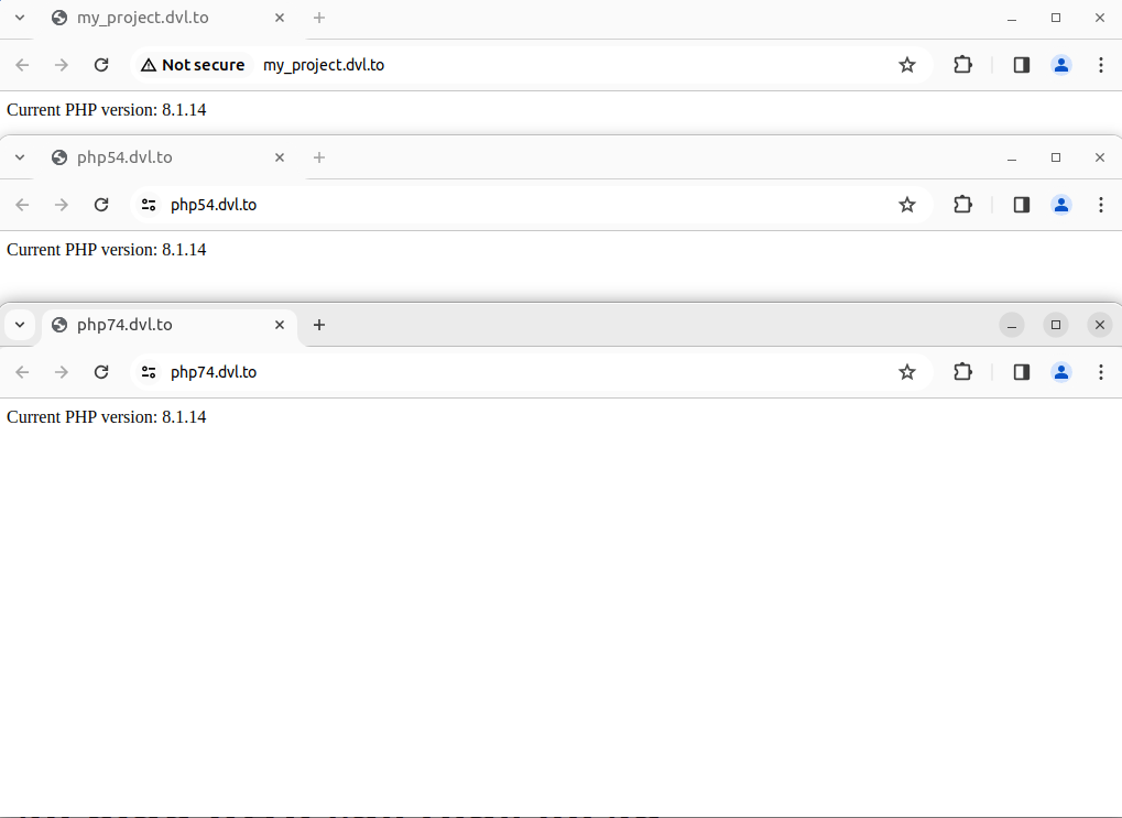 Devilbox - Cấu hình nhiều phiên bản PHP trên từng dự án