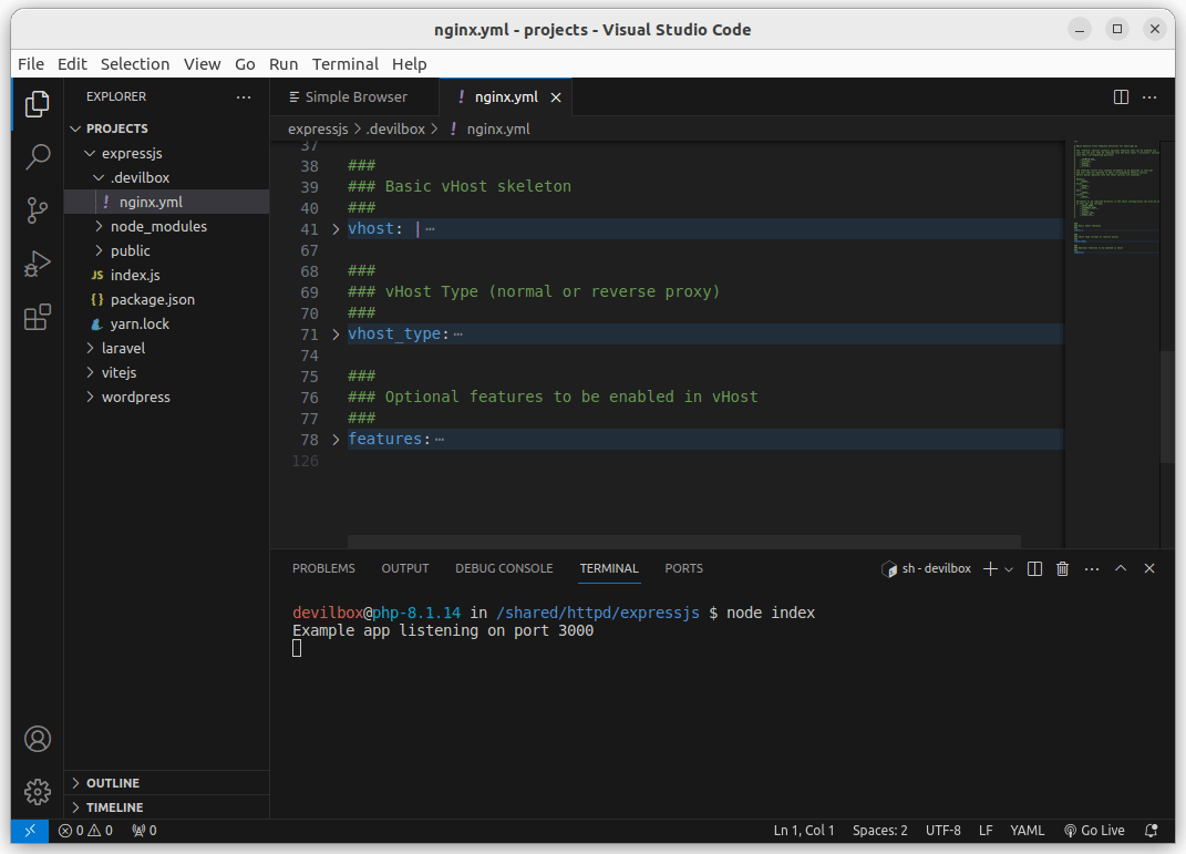 Devilbox - Cấu hình Virtual Host